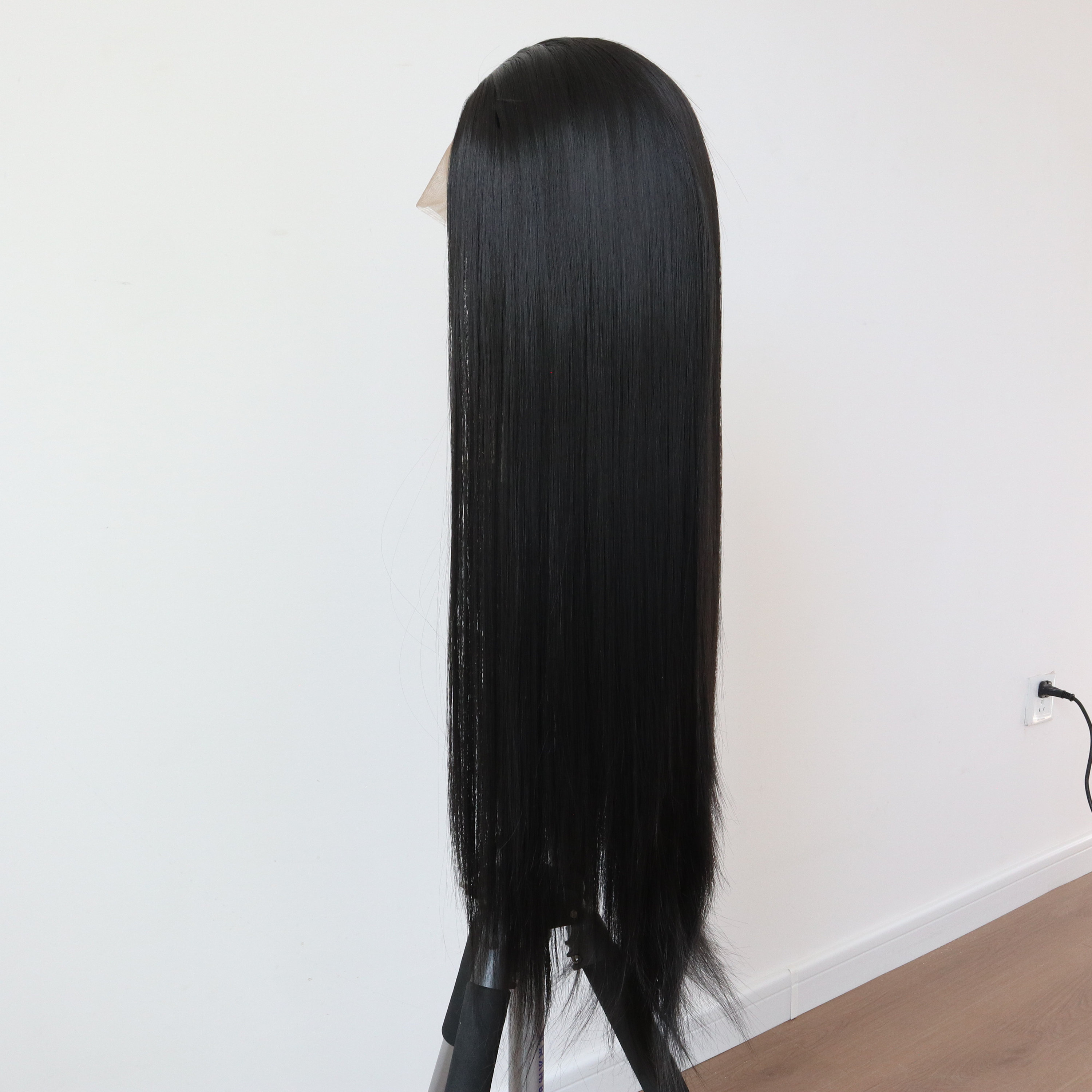 Black Long Straight Hair Wig Everyday Hd Lace Front Wig for - Etsy