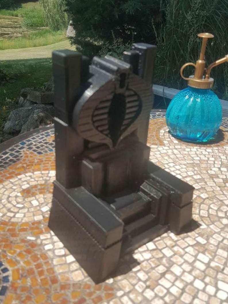 GI Joe Cobra Commander 3D Printed Throne - Etsy