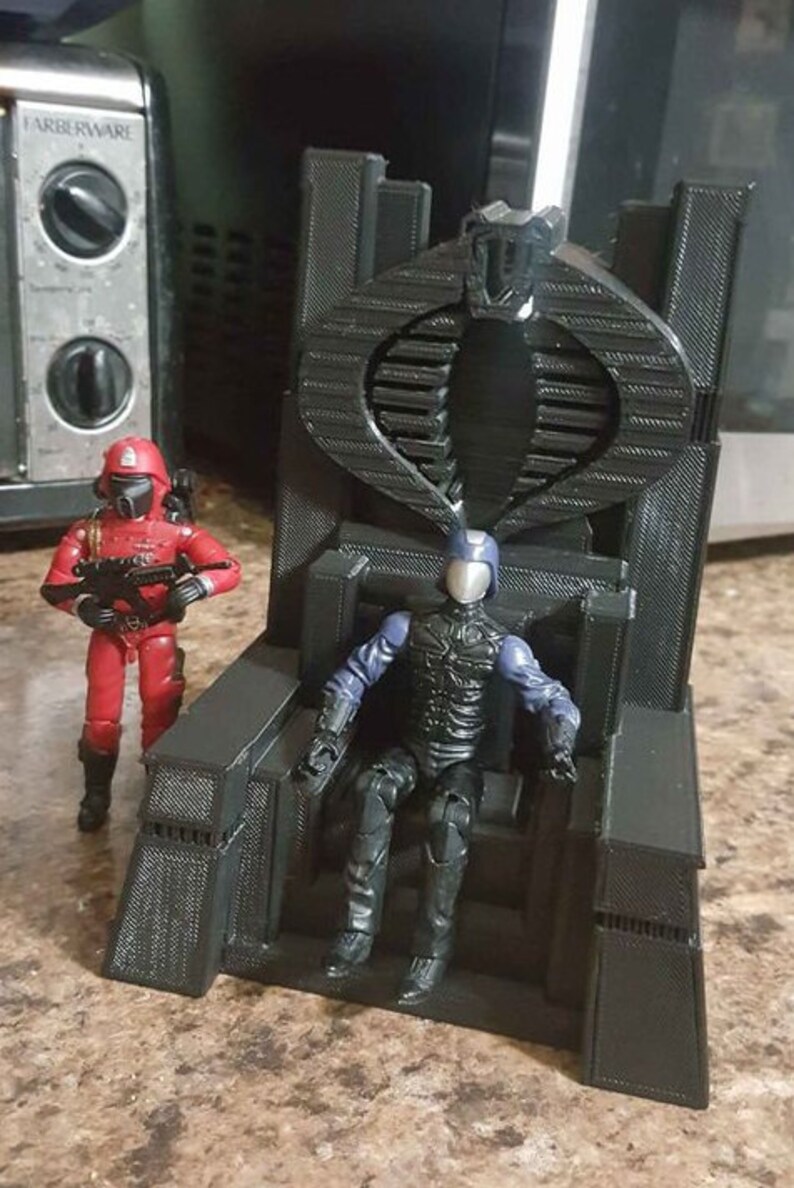 GI Joe Cobra Commander 3D Printed Throne - Etsy