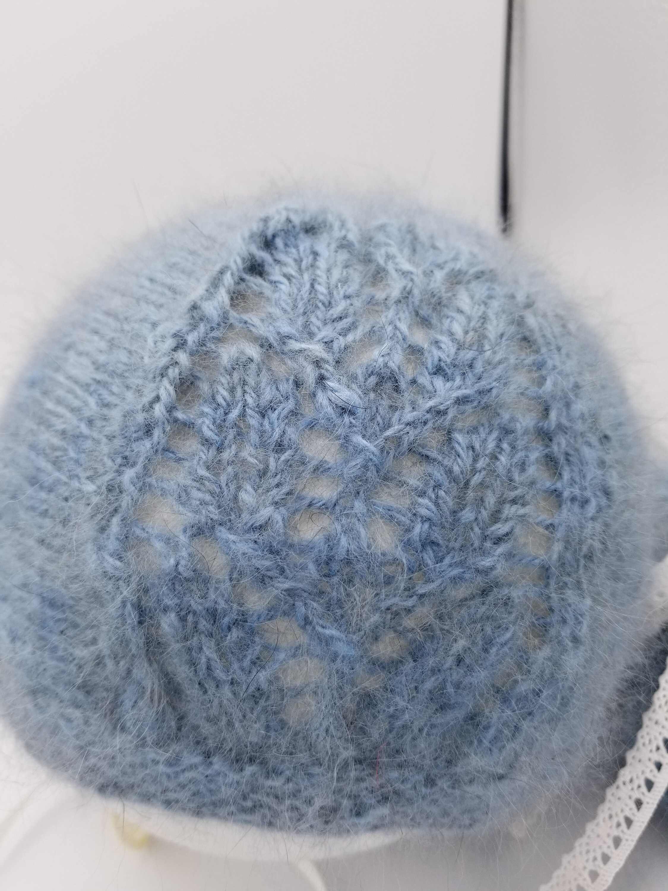 Angora Baby Booties and Bonnet - Etsy