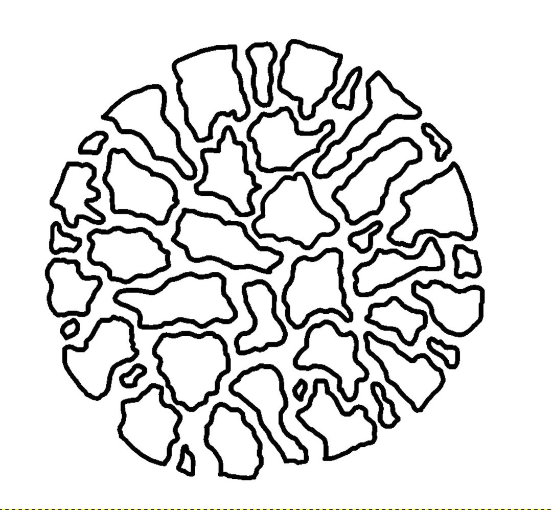 Exploding Circle Sticker - MANY COLORS - Etsy