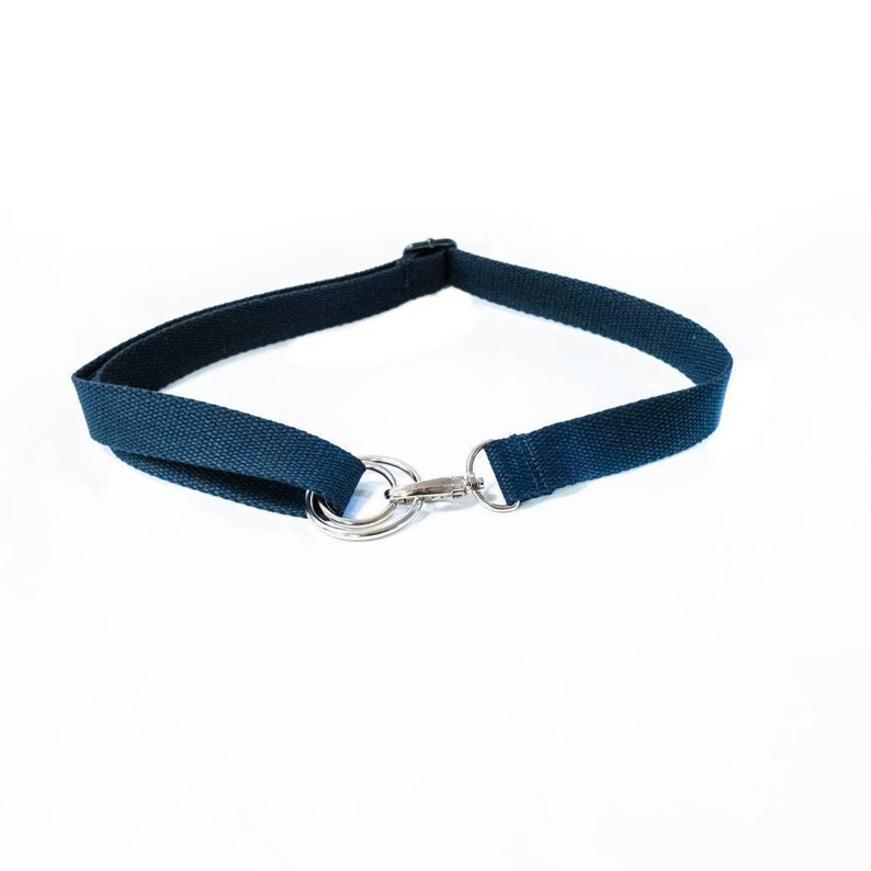 Double Ring Belt With Clasp Closure/ 100% Cotton/ Adjustable - Etsy