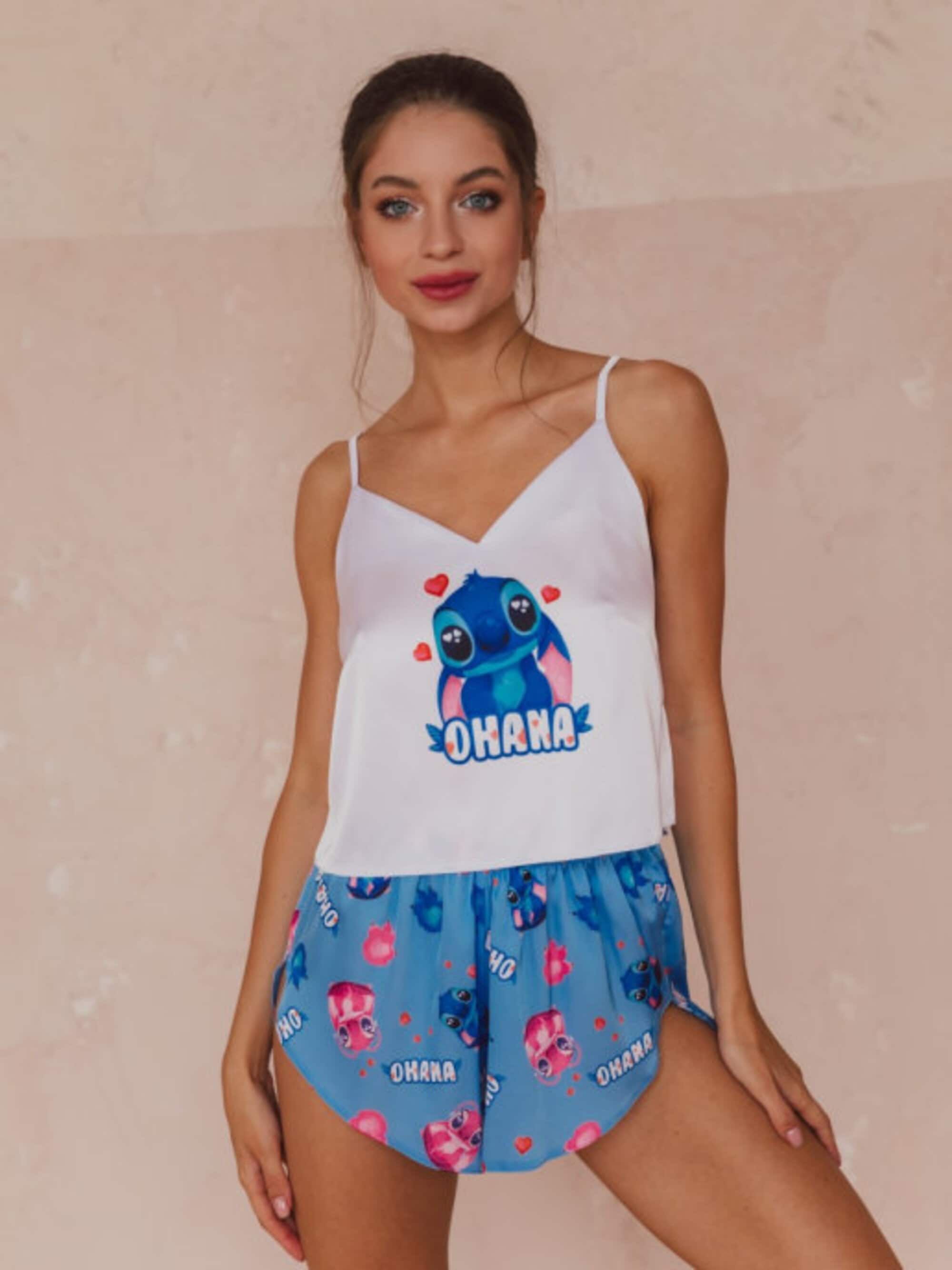 Cute Womens Pajamas With Crop Top And Shorts Great T Etsy