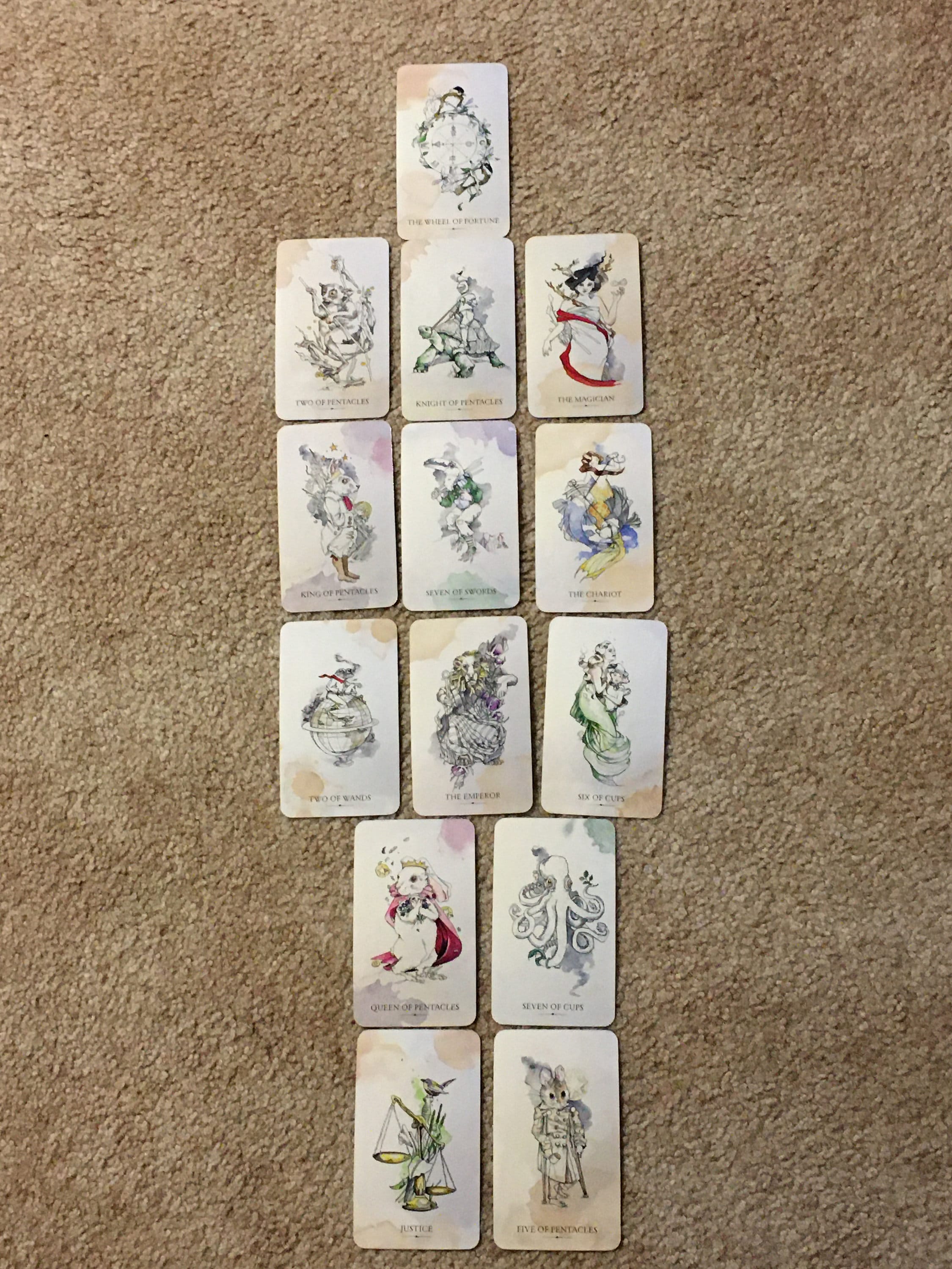 Past Life 14-card Tarot Spread - Etsy