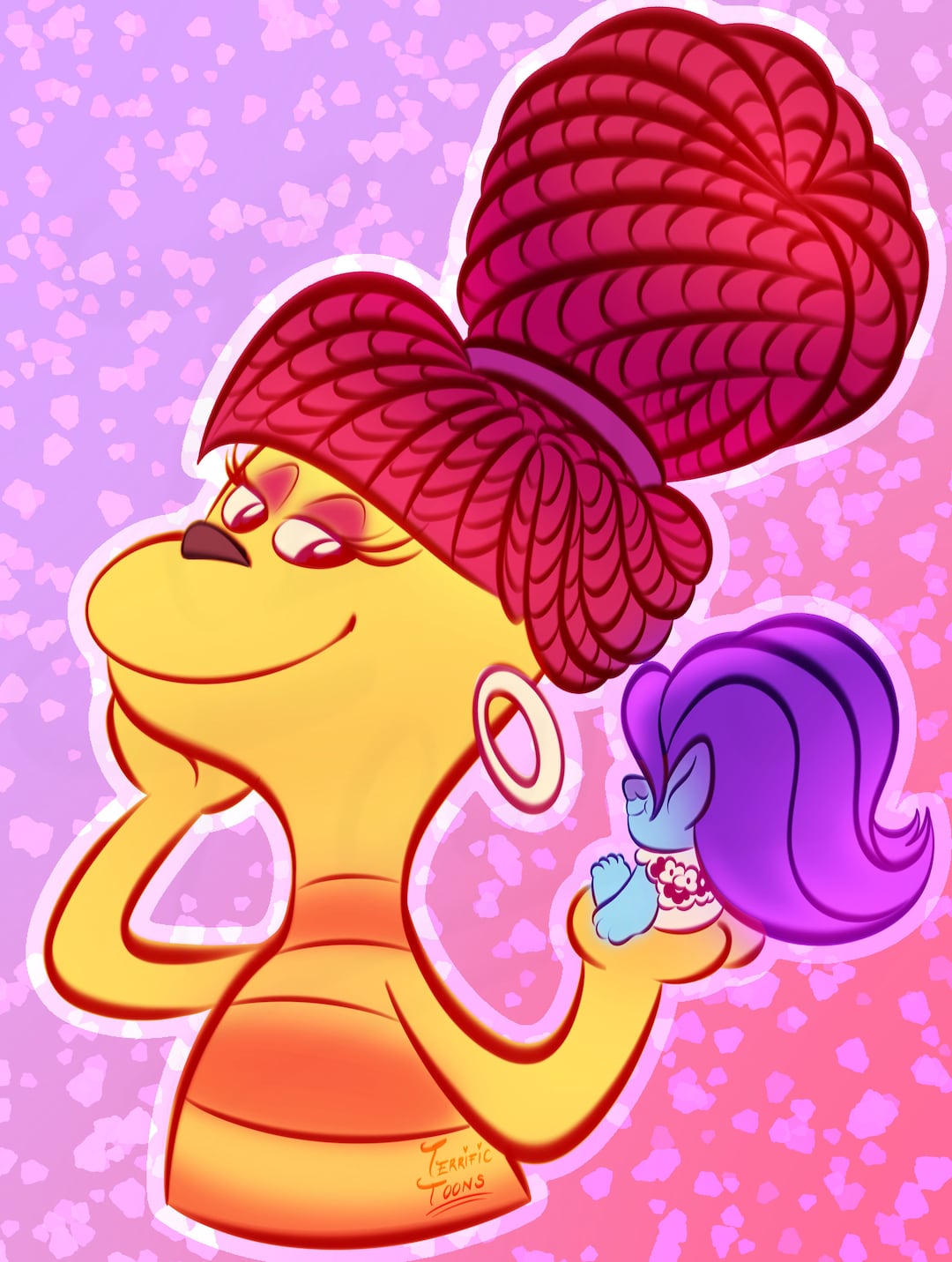 KEYCHAIN | Trolls Band Together | Bruce & Brandy | 7cm, Clear Acrylic ...