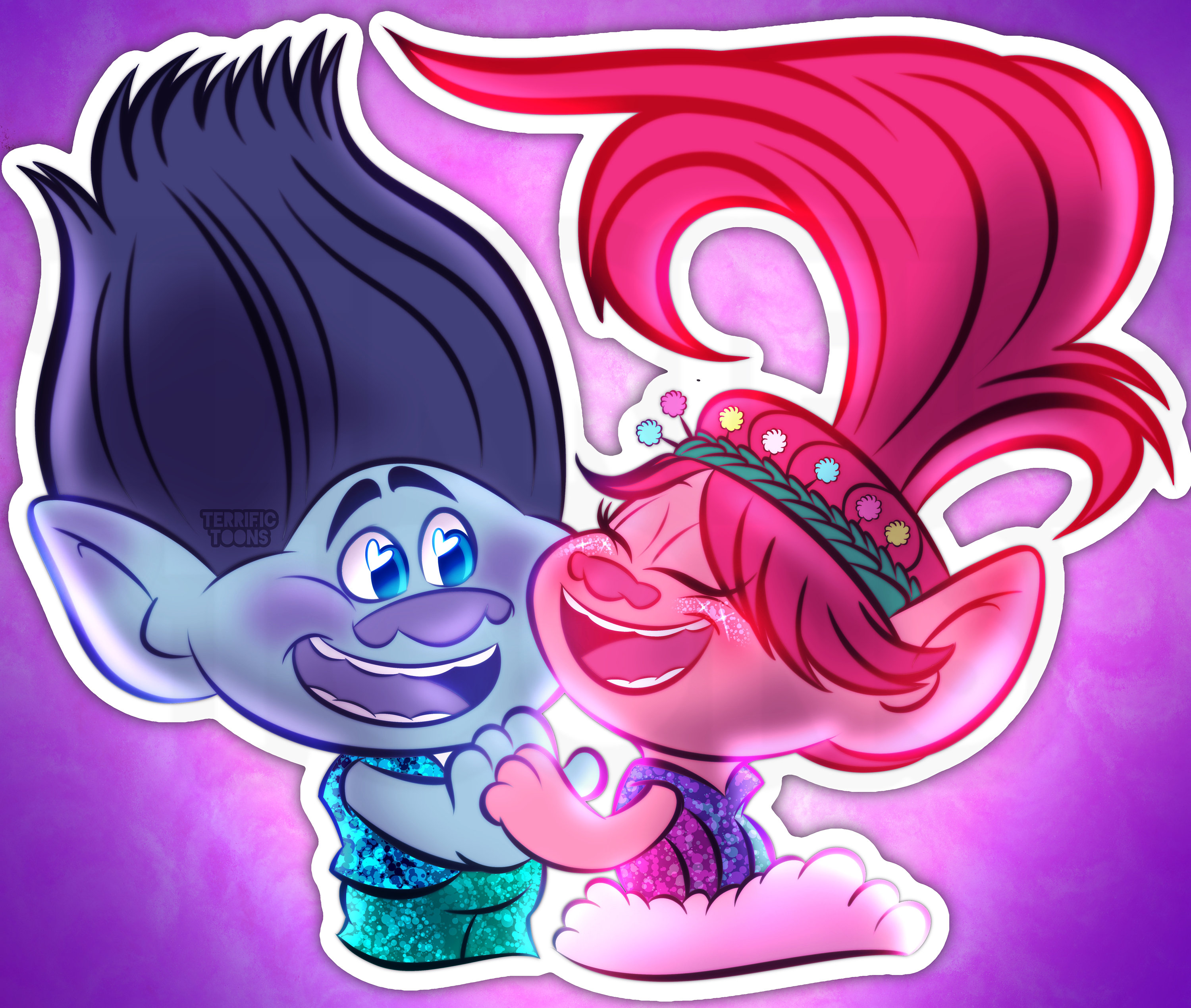 BROPPY Keychain Trolls Band Together Pre-order - Etsy