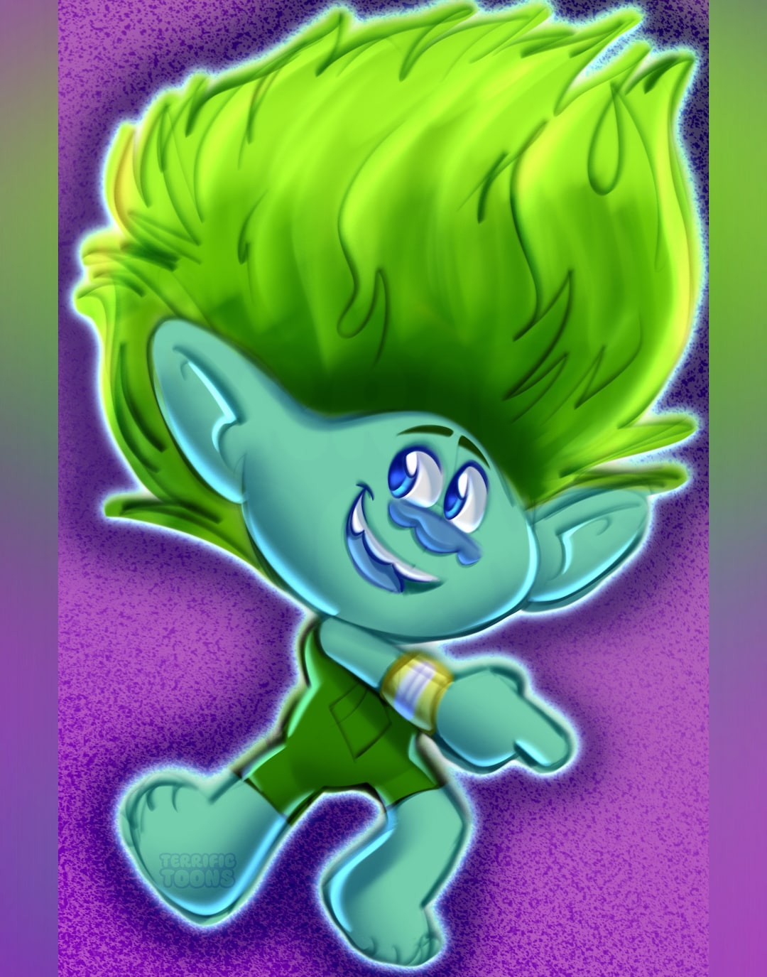 KEYCHAIN | Trolls Band Together | Brozone Clay | 7cm, Clear Acrylic ...