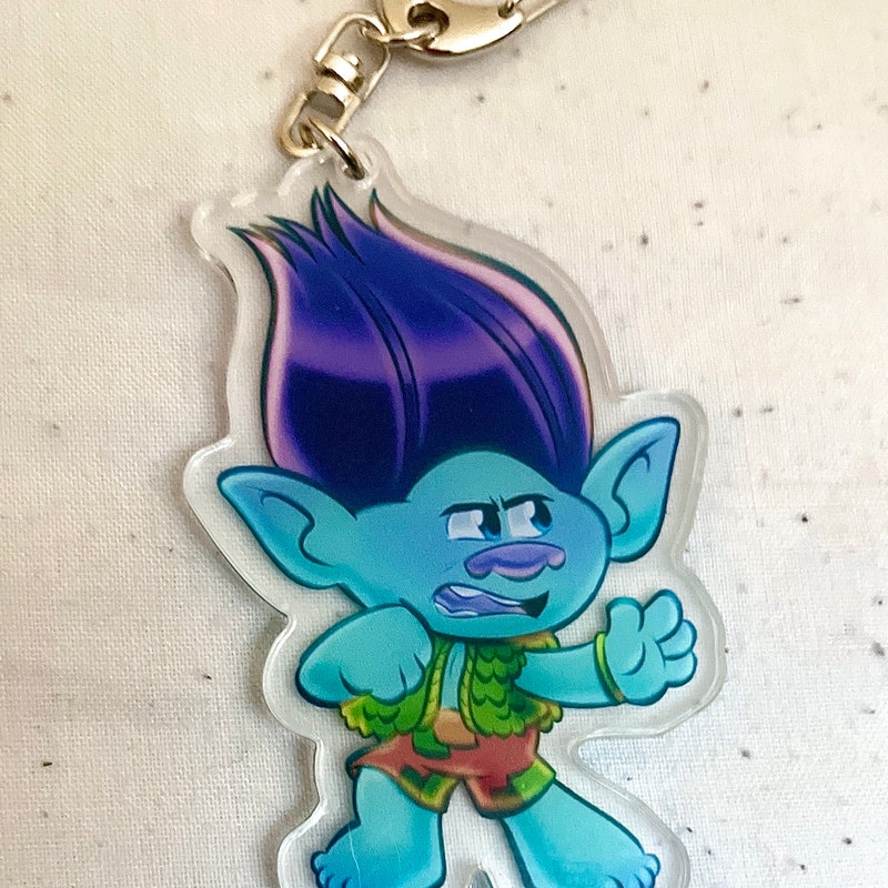 Trolls Branch Keychain - Etsy
