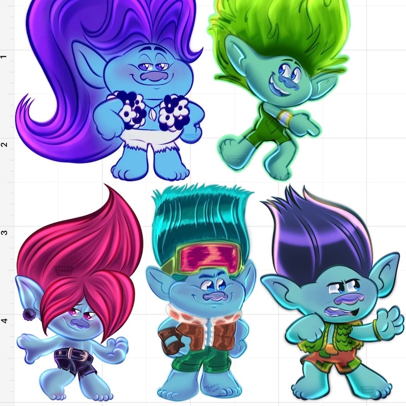 Troll Stickers - Etsy