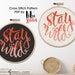 Stay Wild Ombre Cross Stitch Pattern, Easy Embroidery (instant Download ...