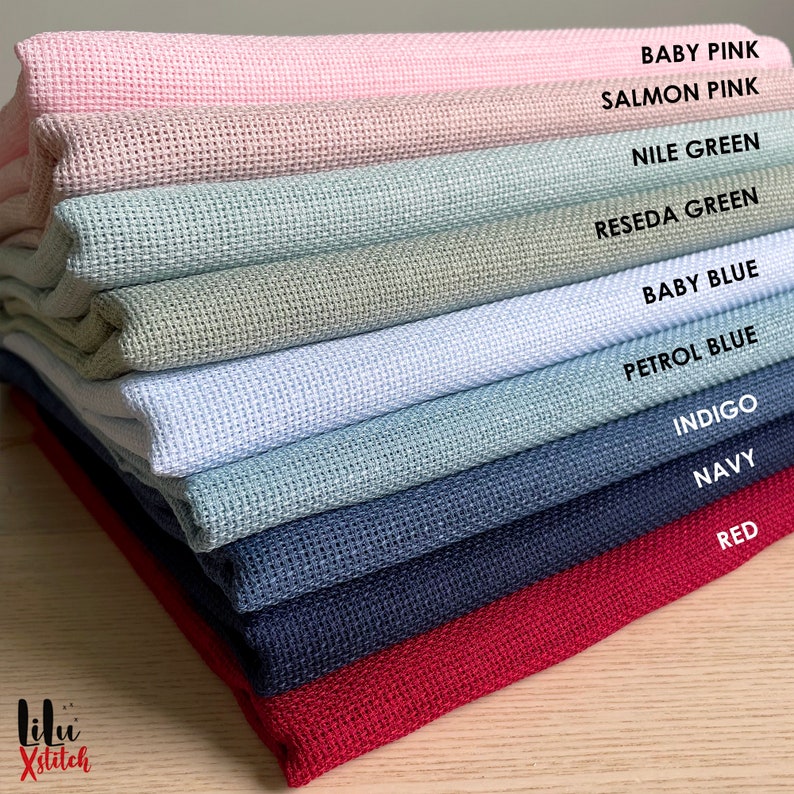 16ct Cross Stitch Fabric 16 Count Polyester Cotton Aida Even - Etsy