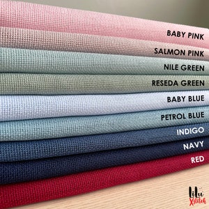 16ct Cross Stitch Fabric, Embroidery Cloth With Linen Look Uniform ...