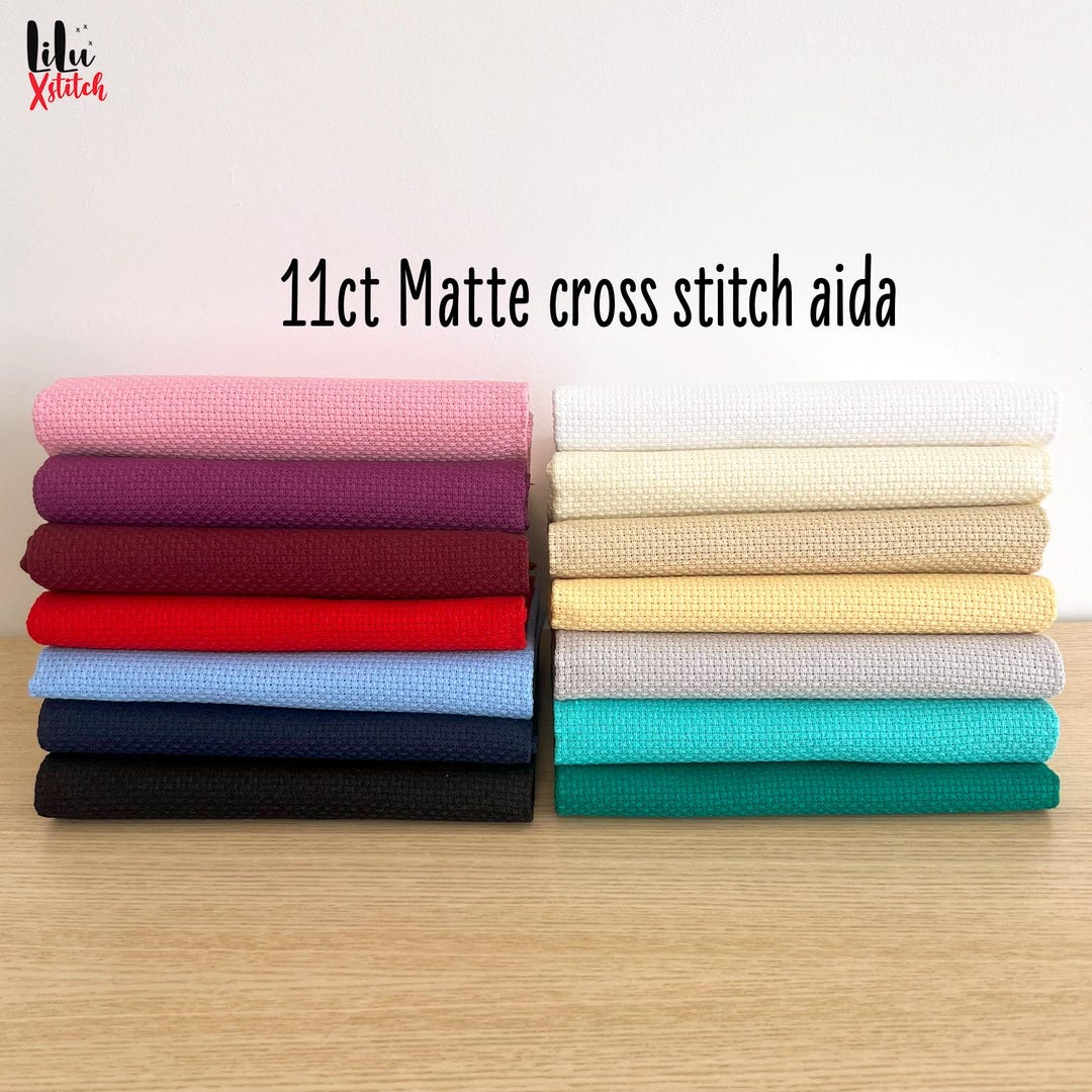 11ct Cross Stitch Fabric, Even Weave Aida, 11 Count Evenweave Cotton ...