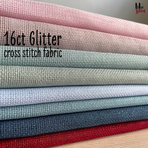 AIDA 16 Count Smokey Pearl Cross Stitch Fabric 16ct Steel - Etsy