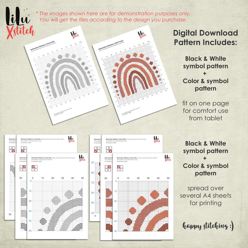 Blood Moon Total Lunar Eclipse Cross Stitch Pattern Geek | Etsy