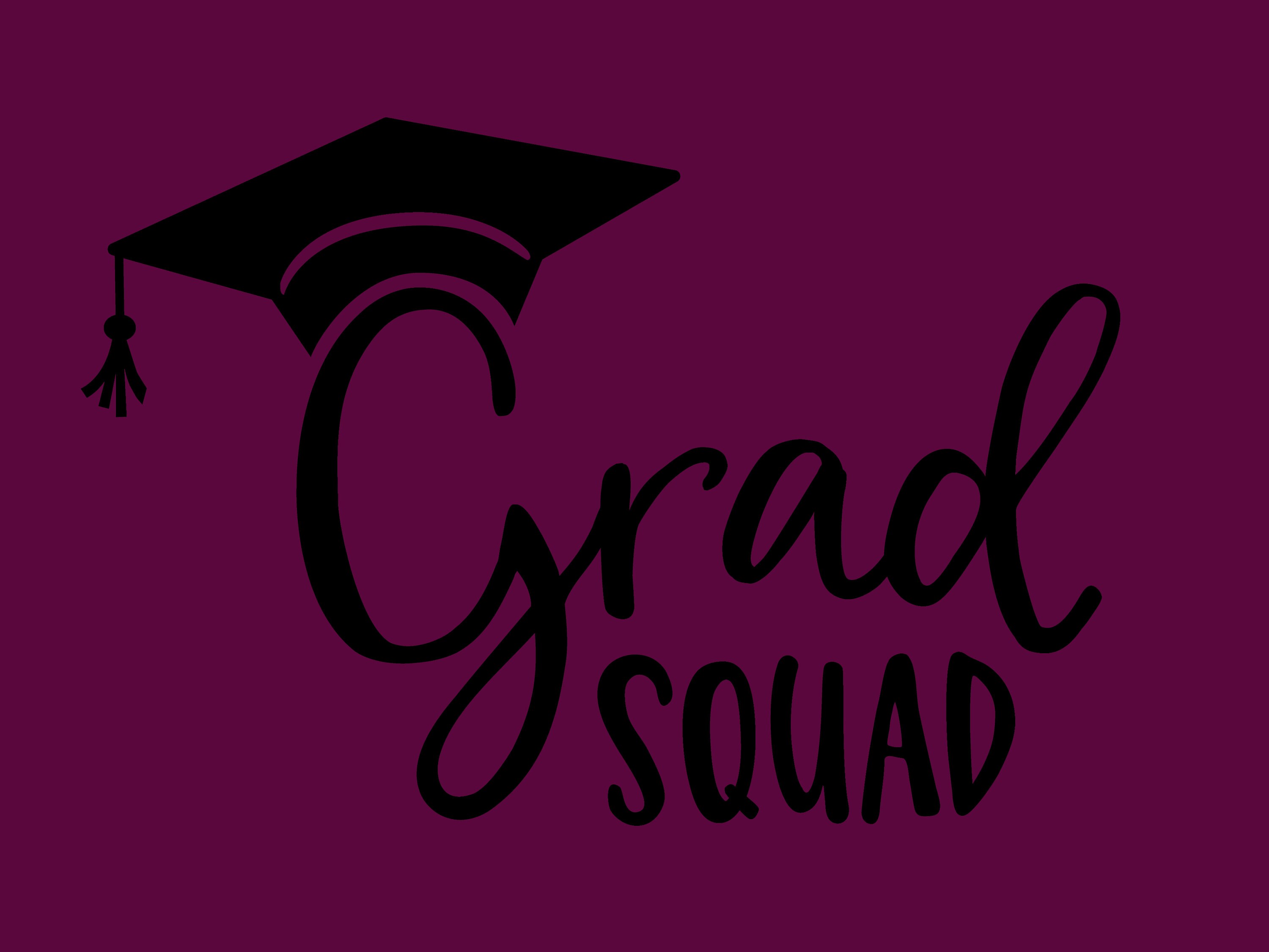 Grad Squad Class of 2022graduation high School / College Grad 24x18 ...
