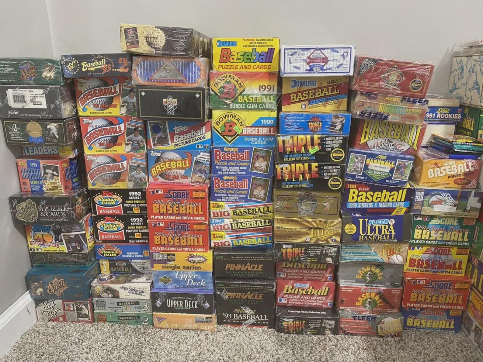 100 UN-OPENED Cards in Brand New Un-opened Packs - Etsy