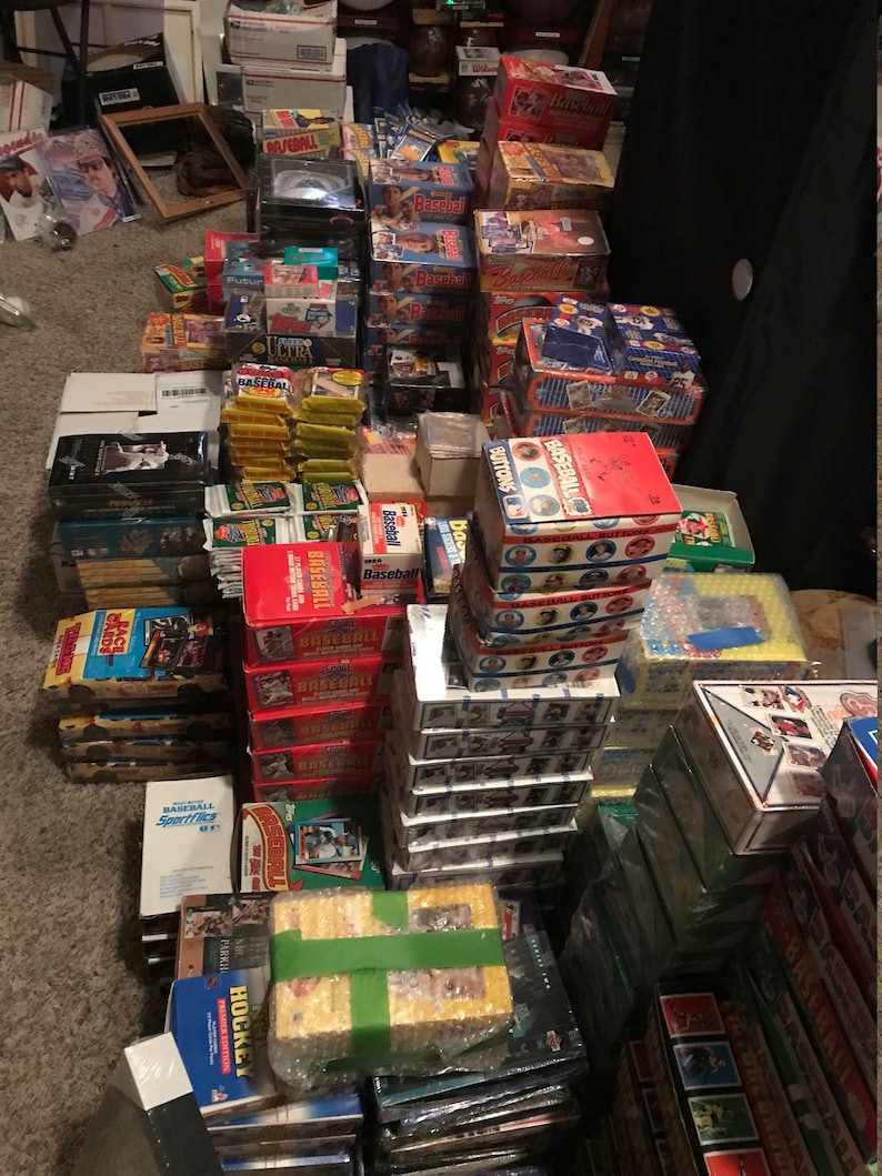 100 UN-OPENED Cards in Brand New Un-opened Packs - Etsy
