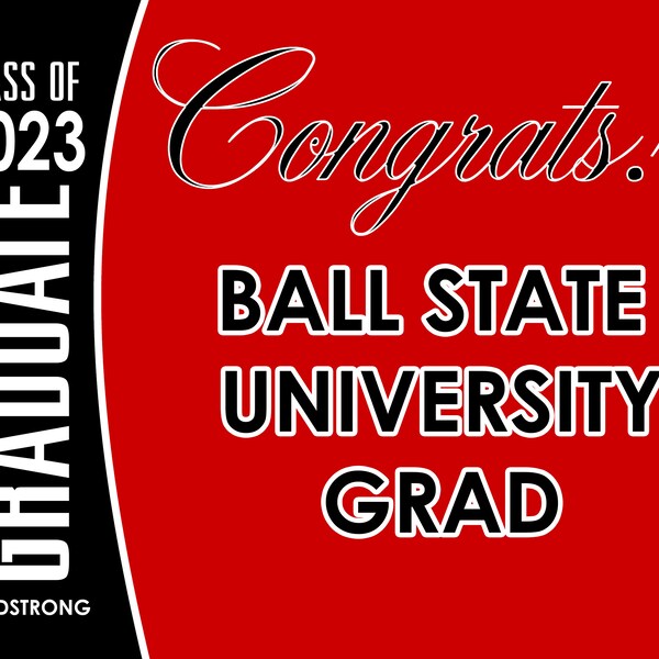 Ball State Yard Sign - Etsy