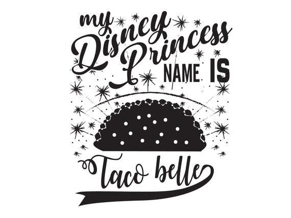 Disney Princess Taco Bell Custom 24x18 DOUBLE SIDED Yard Sign | Etsy