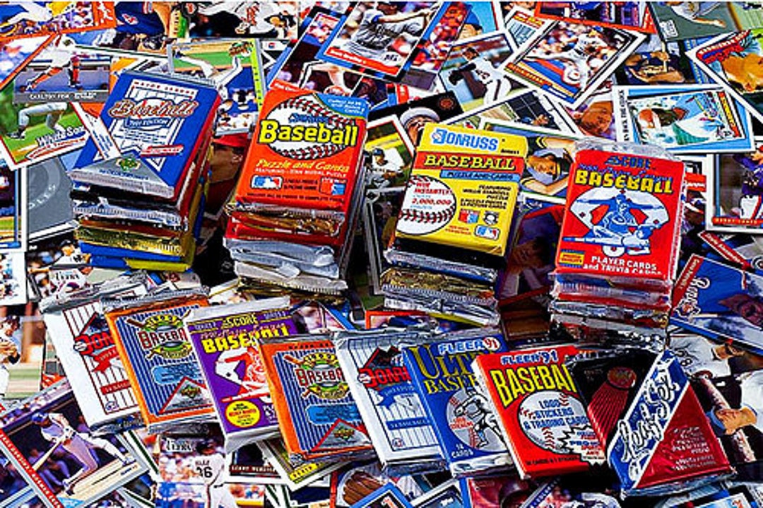 Clearing Out House - 100 UN-OPENED Cards in Brand New Un-opened Packs ...