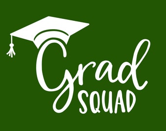 Grad Squad Class of 2022graduation high School / College | Etsy