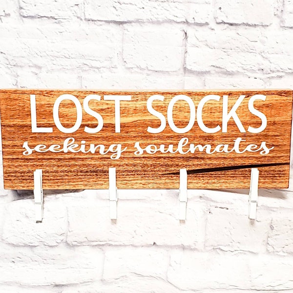 Lost Socks Sign - Etsy