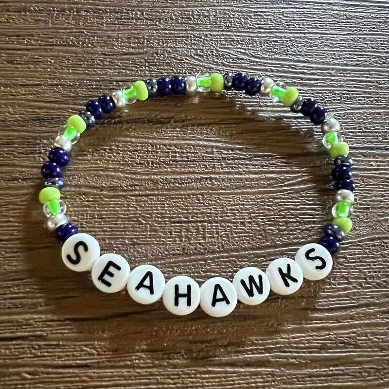 Seahawks Bracelet - Etsy