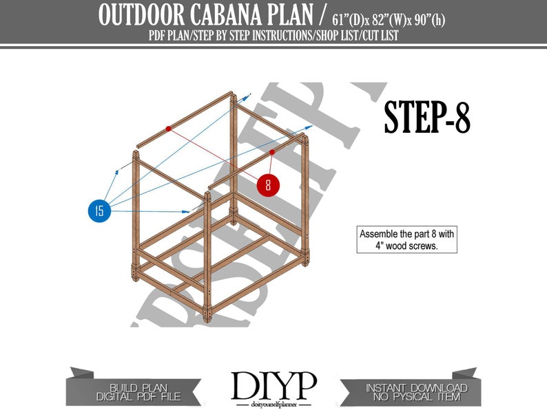 DIY Plans for Garden Furniture How to Build an Outdoor - Etsy