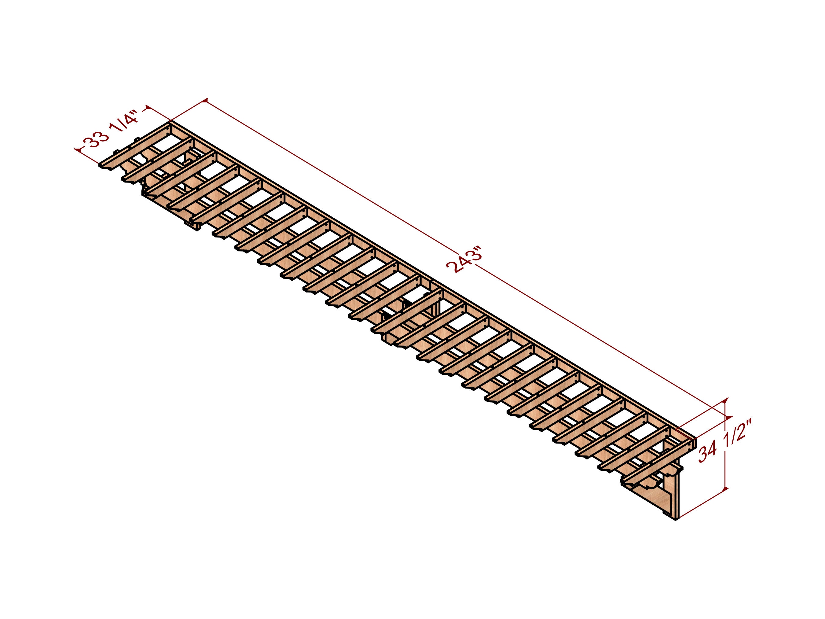 18 Ft Garage Arbor Plan: DIY Window Trellis (digital Download) - Etsy
