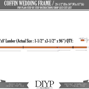 Portable Coffin Wedding Arbor DIY Plans - Funny Arch Build Instructions ...