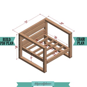 DIY Patio Chair Plan , Outdoor Chair Plans , Build Your Own Chair ...