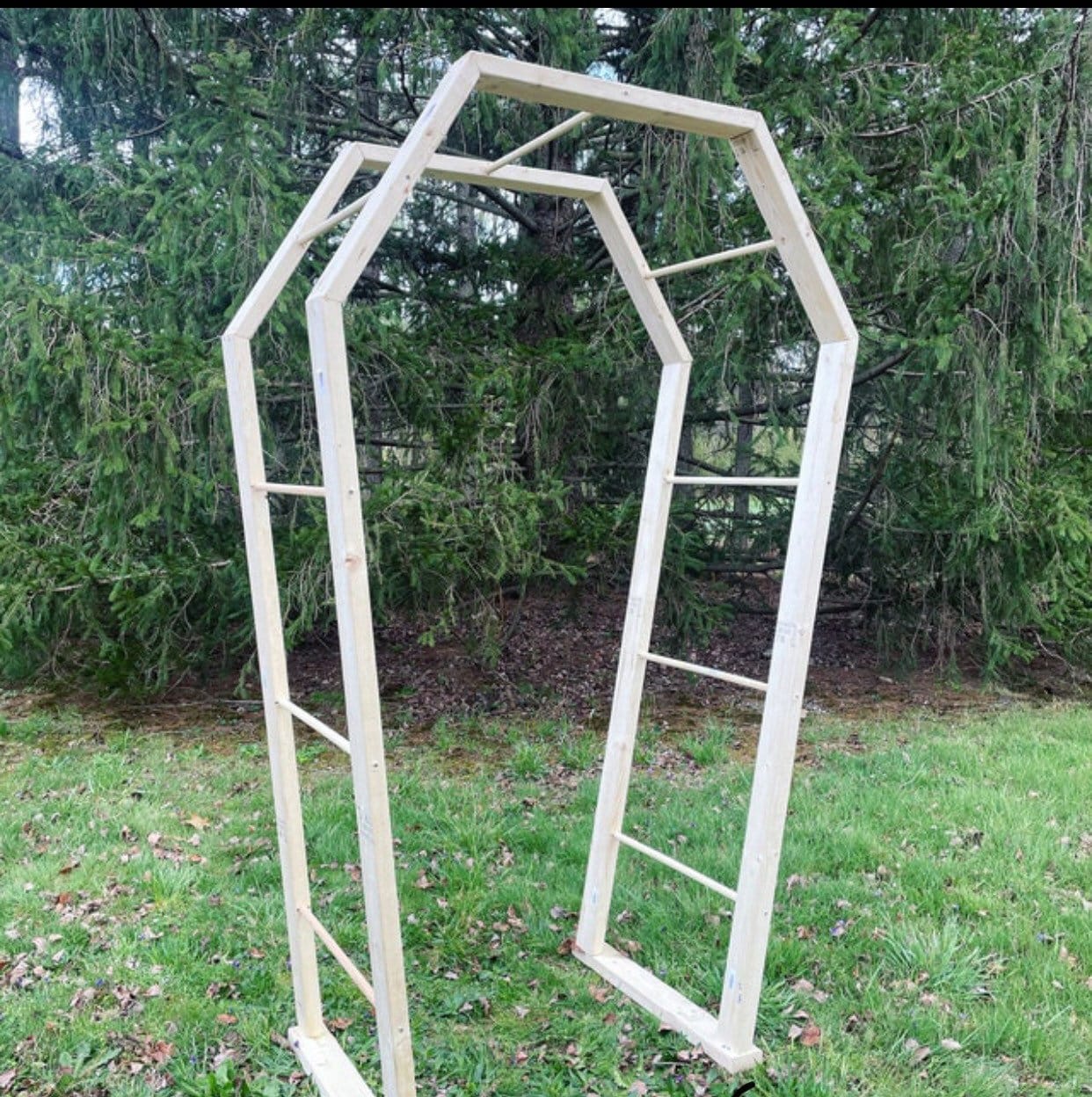 Portable Coffin Wedding Arbor DIY Plans - Funny Arch Build Instructions ...
