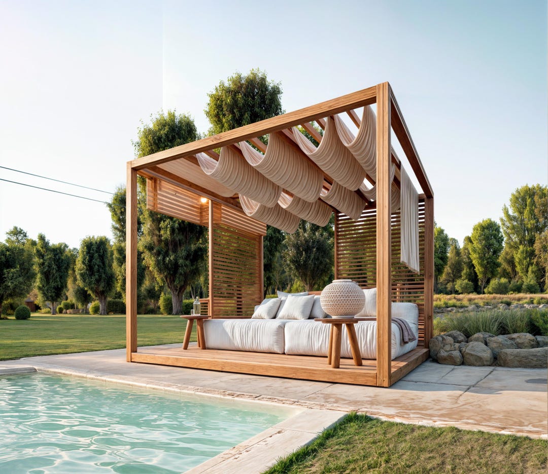 Pergola Kit: Outdoor Lounge Seating Plan - Etsy