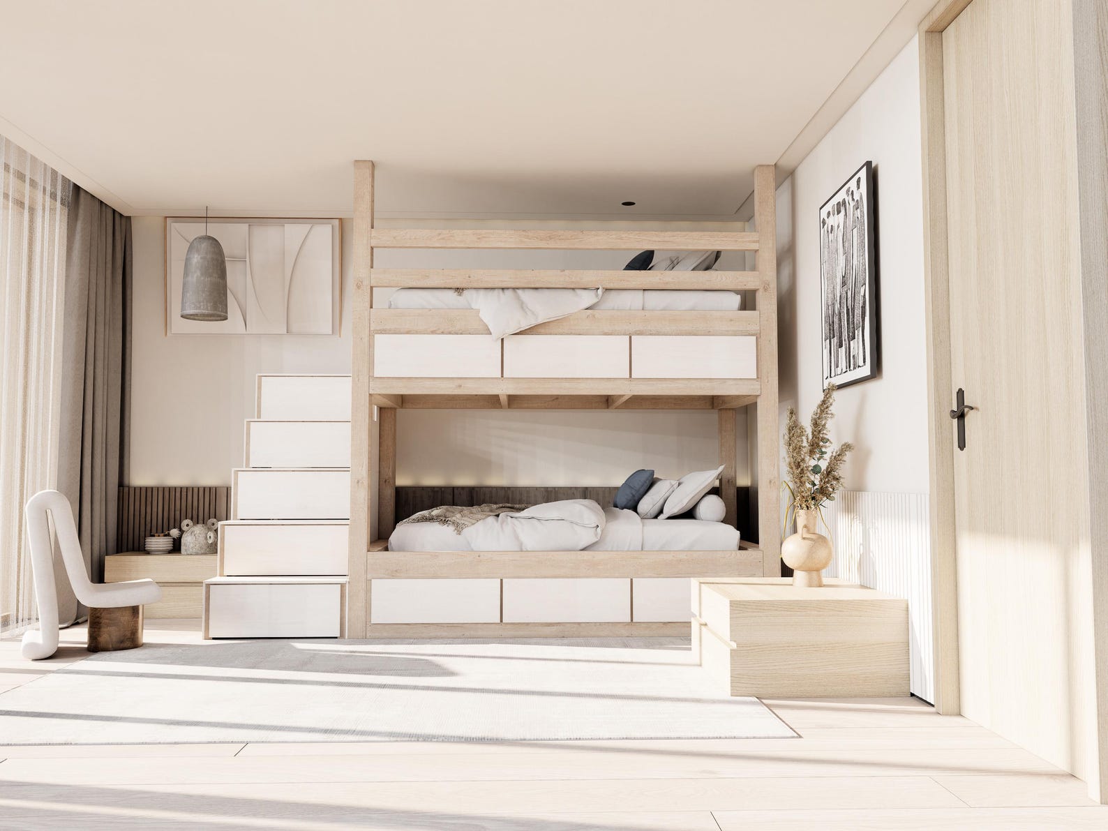 Craft Your 2-storey Twin Size Bunk Bed With DIY Woodworking Plan - Etsy
