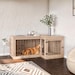 L-shaped Dog Kennel Plan: Modern Indoor Dog Crate Furniture (DIY) - Etsy