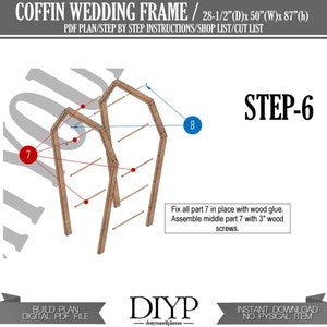 Portable Coffin Wedding Arbor DIY Plans - Funny Arch Build Instructions ...