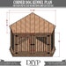 Corner Dog Crate Plan - Corner Dog Kennel - Build Own Easy and Cheap ...