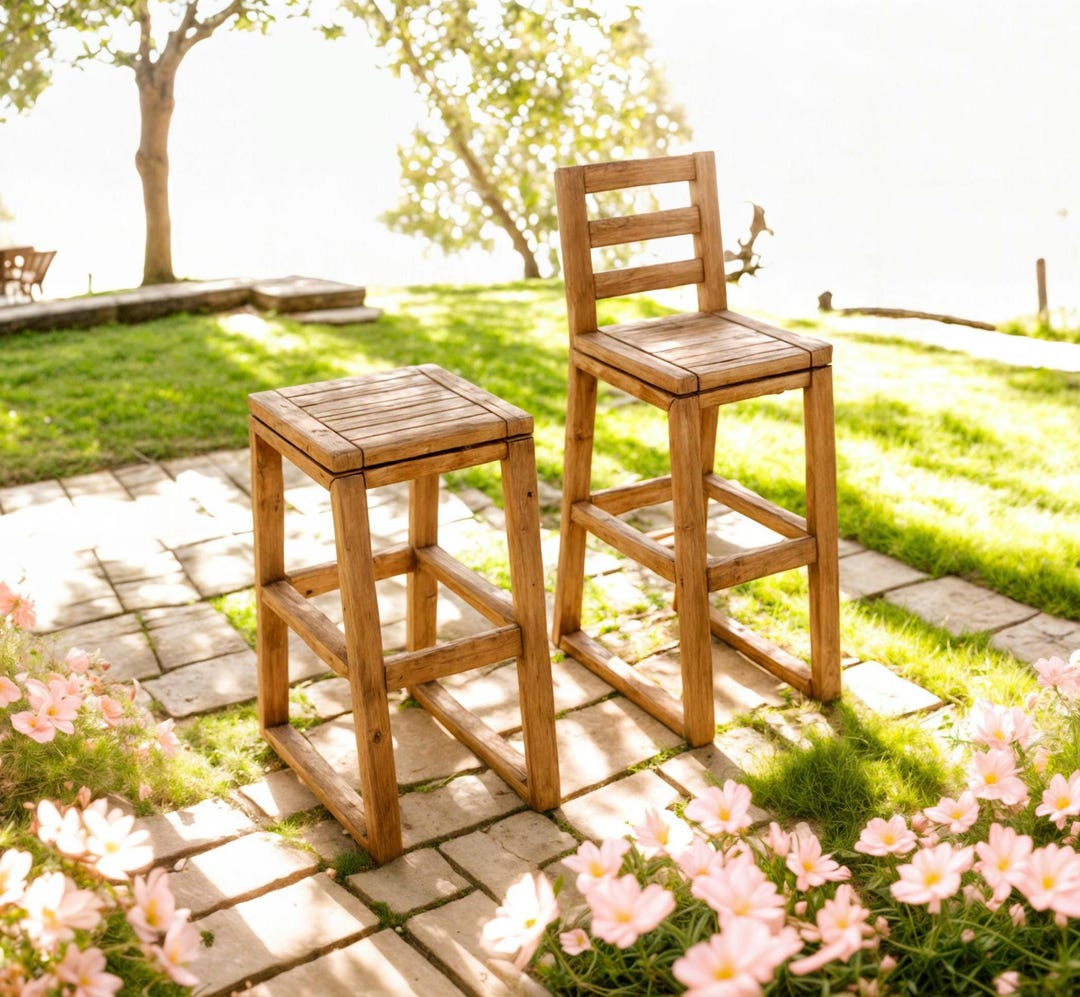 360 Degree Swivel Chair Plans, Chair With Stool Plan, Bar Stool Plans ...