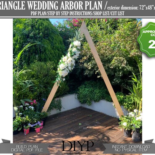 DIY Hexagon Wedding Arch Plans - Etsy