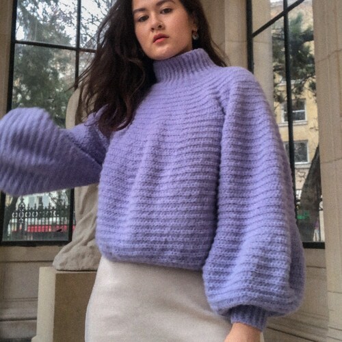 CROCHET PATTERN: the Millennial Jumper Cowl Neck/ Turtle - Etsy
