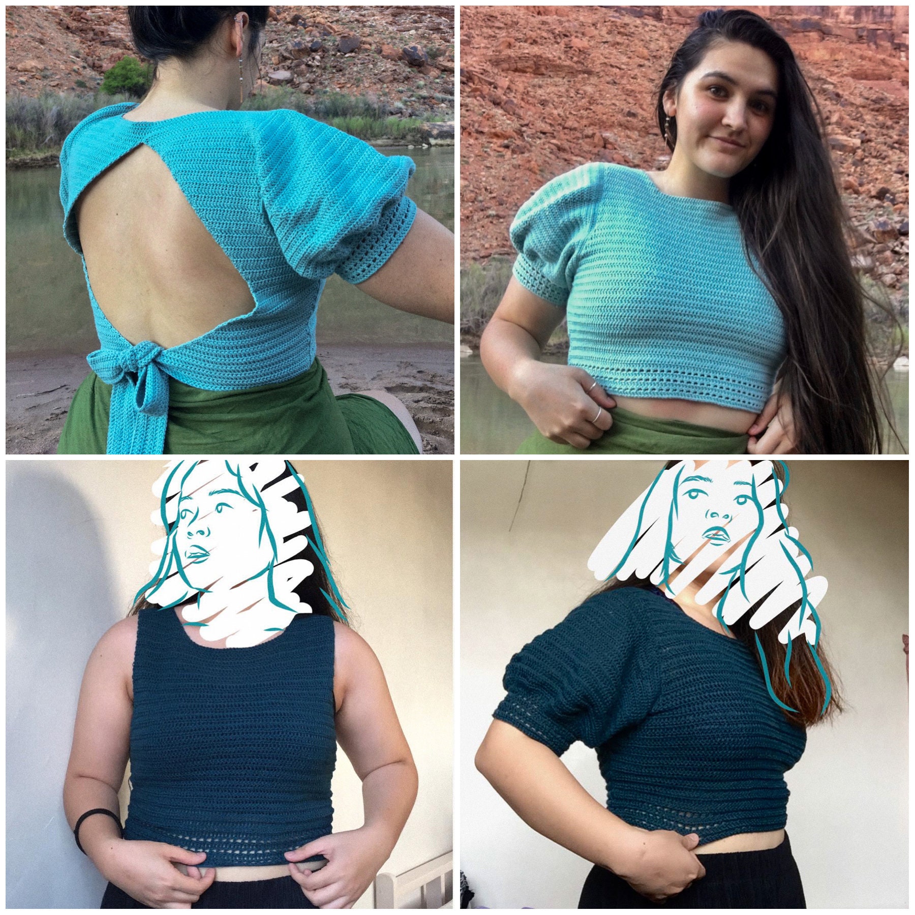 Crochet Sewing & Fiber CROCHET PATTERN Backless Sweetie top etna.com.pe