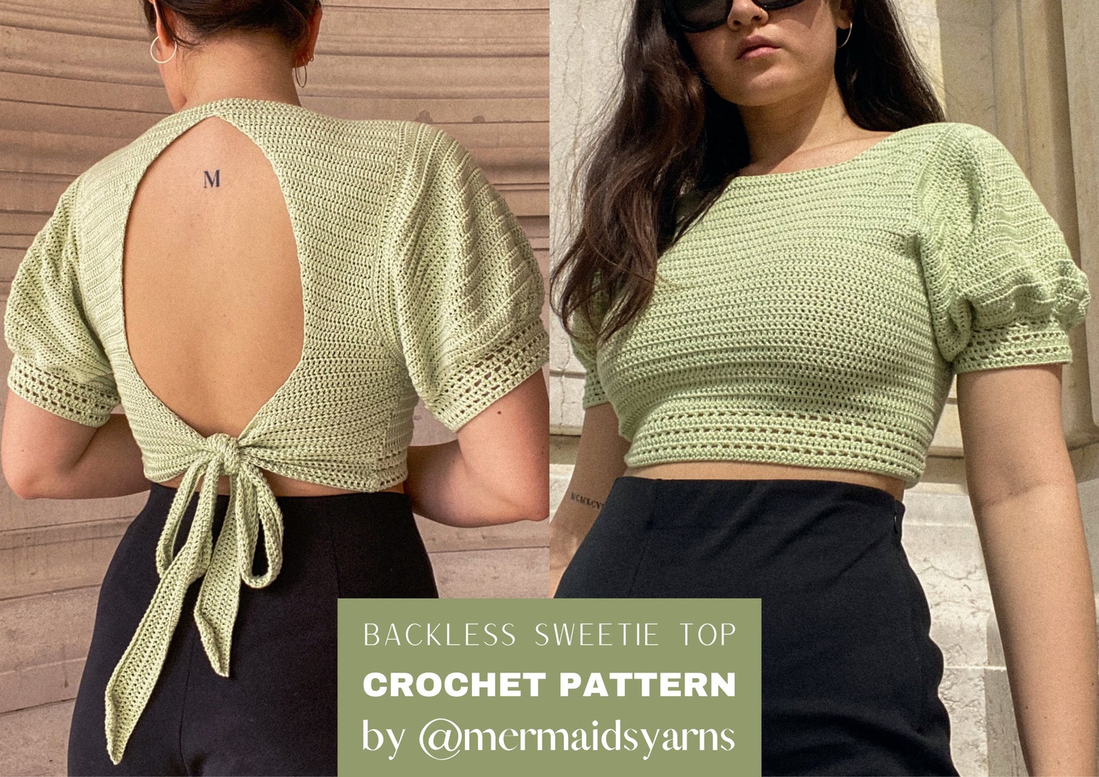 CROCHET PATTERN Backless Sweetie Top - Etsy