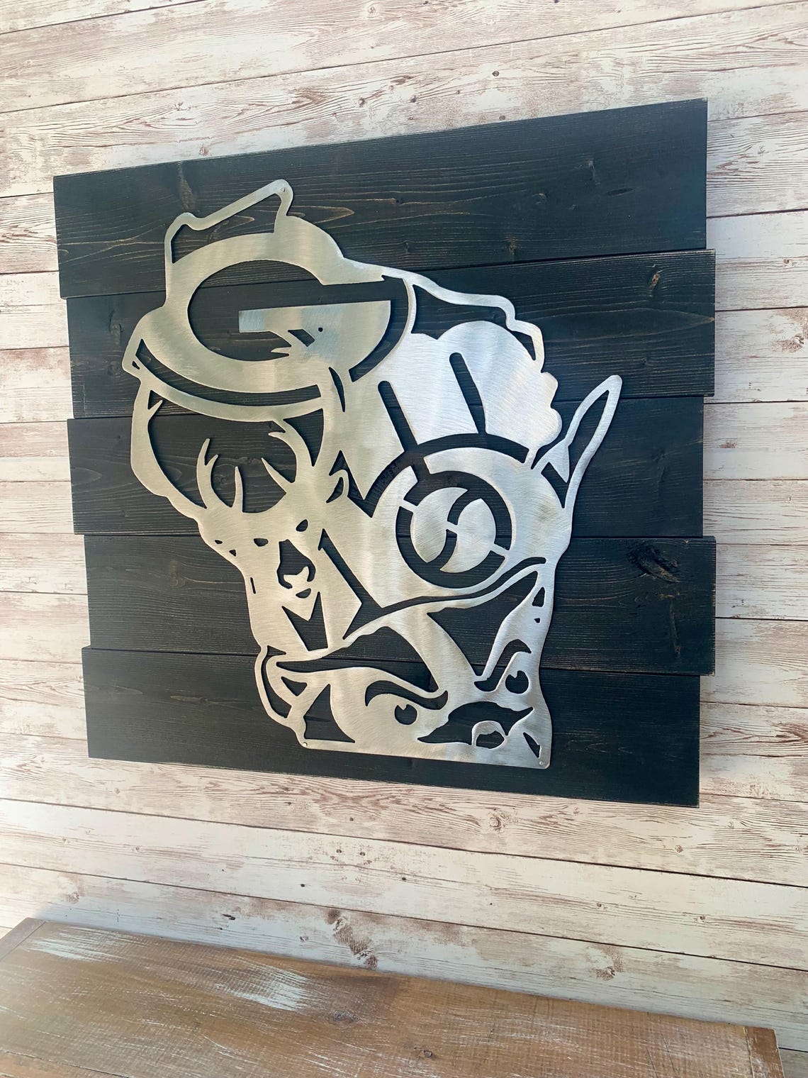 Wisconsin Sports Sign / WI / Bucky Badger / Green Bay Packers / Bucks ...