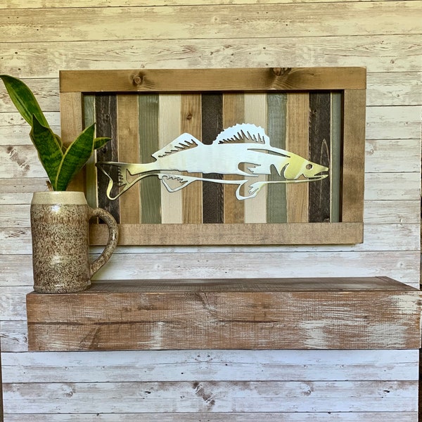 Walleye Metal Sign - Etsy