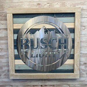 Busch Beer Wood Sign - Etsy
