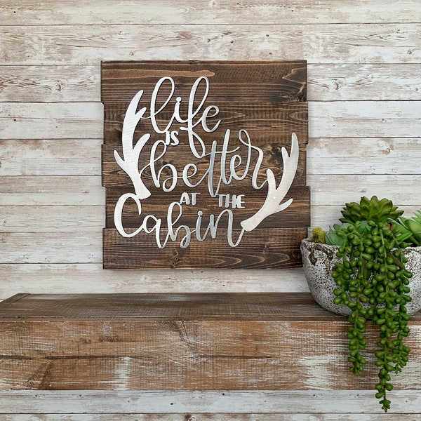 Rustic Cabin Signs - Etsy