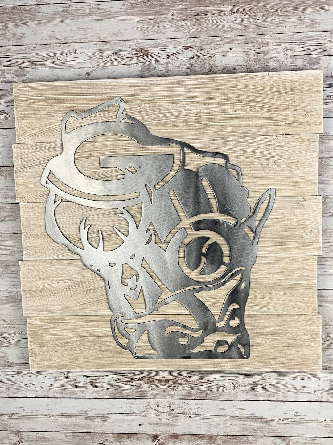 Wisconsin Sports Sign / WI / Bucky Badger / Green Bay Packers / Bucks ...