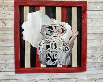 Badger Wood Sign - Etsy