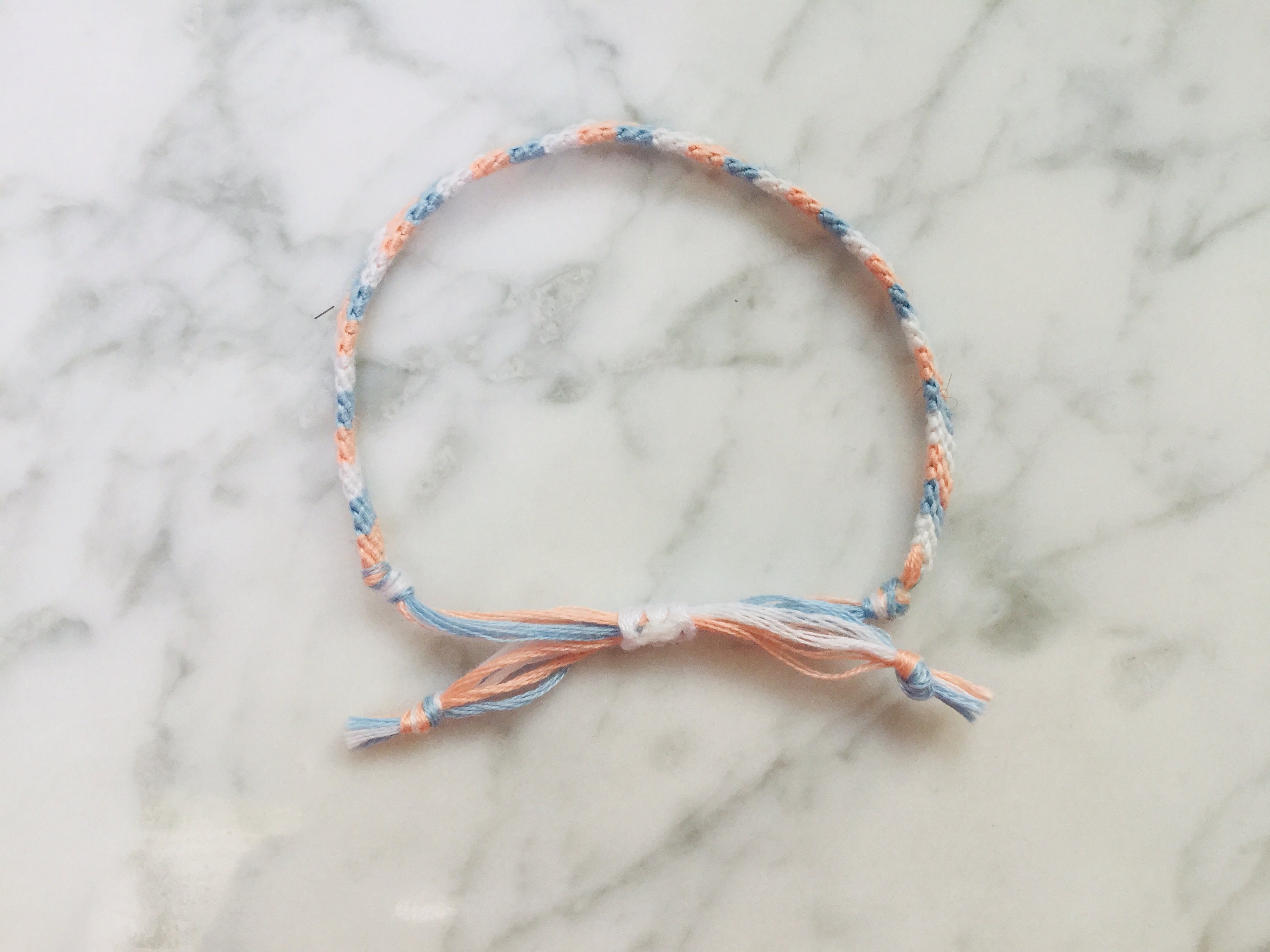 Adjustable Customizable String Bracelet Set of 3 FREE SHIPPING Includes ...